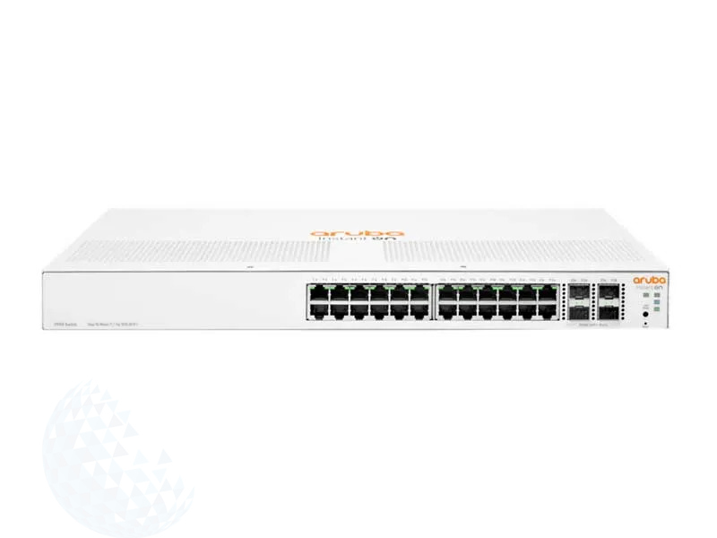 Aruba JL682A 24 Port Gigabit 4SFP/SFP+ smart managed Switch Instant On ...