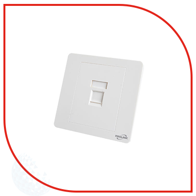 ProLink 1 Port UK type Faceplate (PL-FP1-UK) - iSmart Integrated Solutions